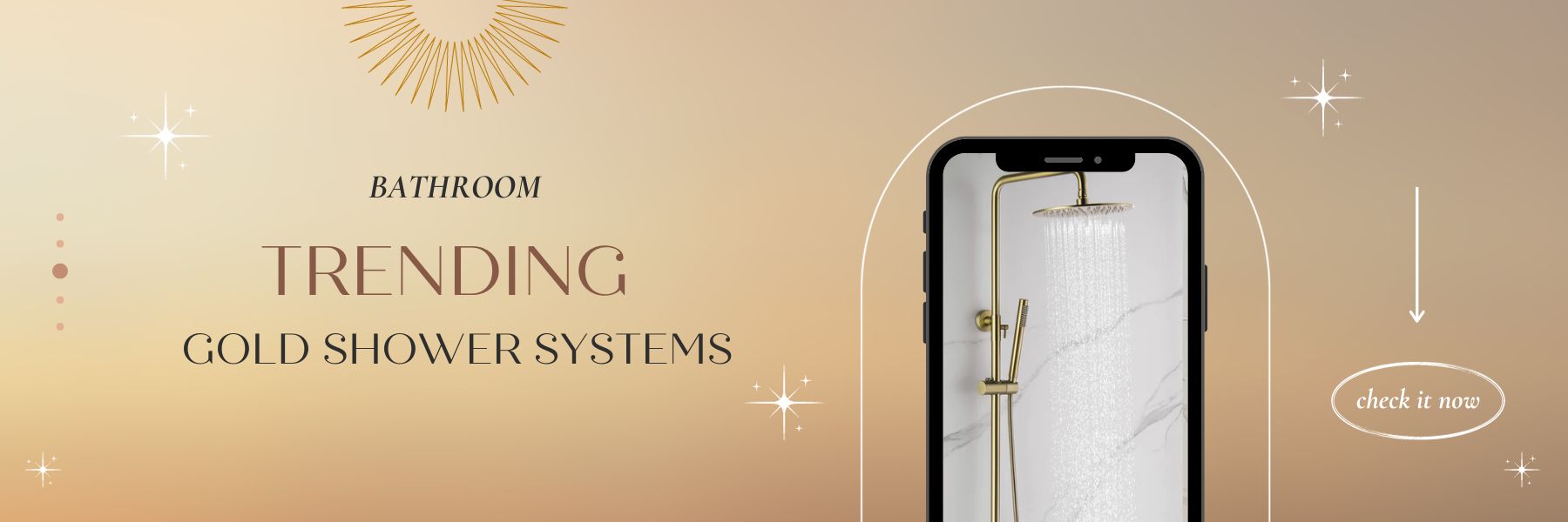 Why Brushed Gold Rain Shower Systems Are Trending in Modern Bathrooms ...