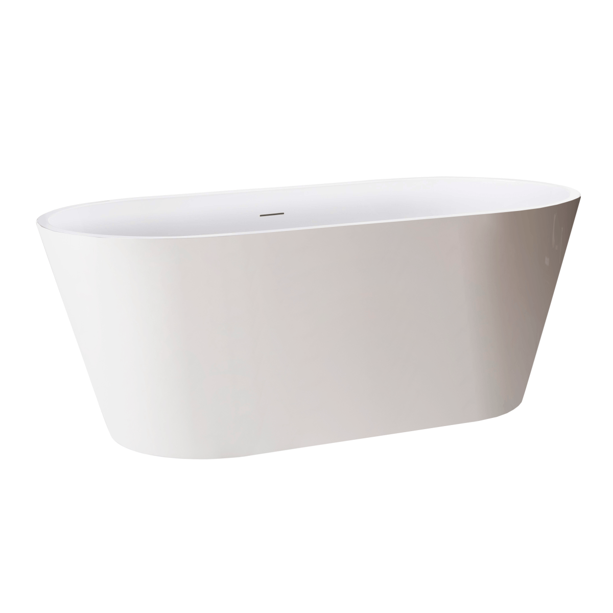 54"x29" inch Bathtub Anti-slip Acrylic Freestanding Soaking White – Modland