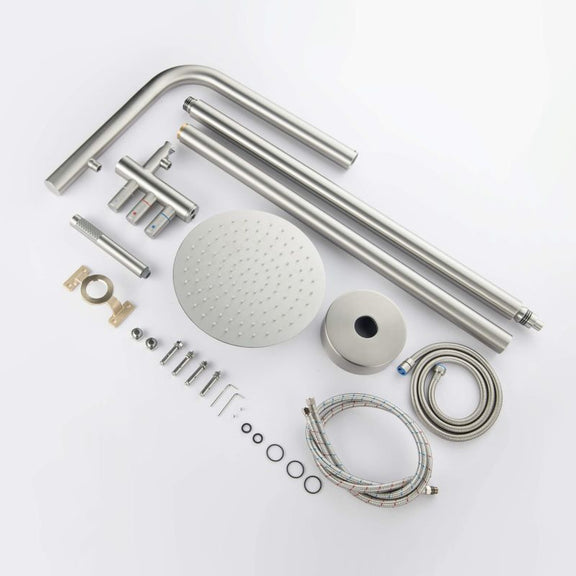 Freestanding Shower Fixtures with Overhead Shower Head – Modland