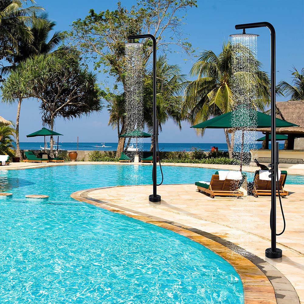 Freestanding Shower Fixtures with Overhead Shower Head – Modland